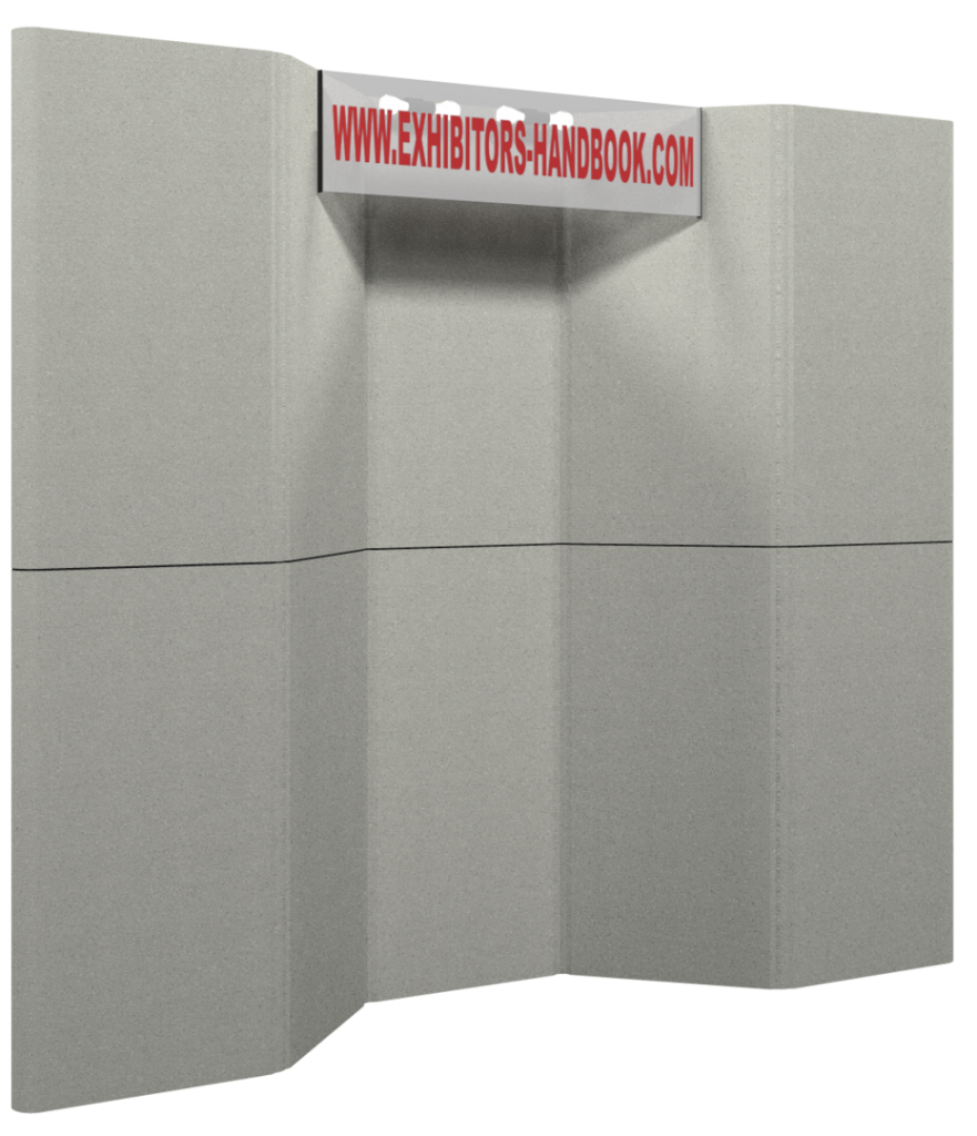 Hero H15-1 Full Height Folding Panel Display - Exhibit Logistics