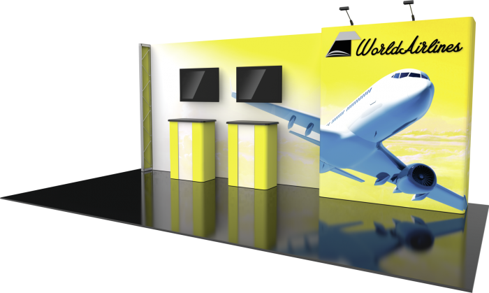 Vector Frame Master 20ft Modular Backwall Kit 24 - Exhibit Logistics