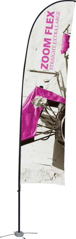 Zoom Flex - Extra Large Flag - Exhibit Logistics